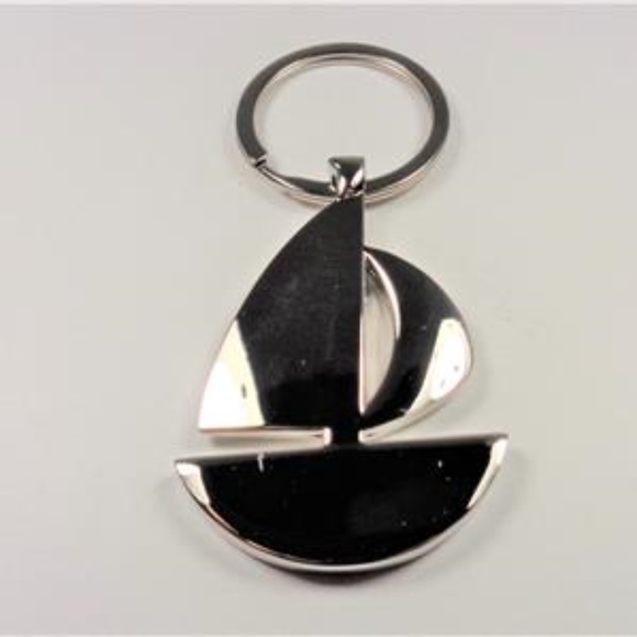 Accessories | Aircraft Metal Silver Sailboat Nautical Key Chain | Poshmark